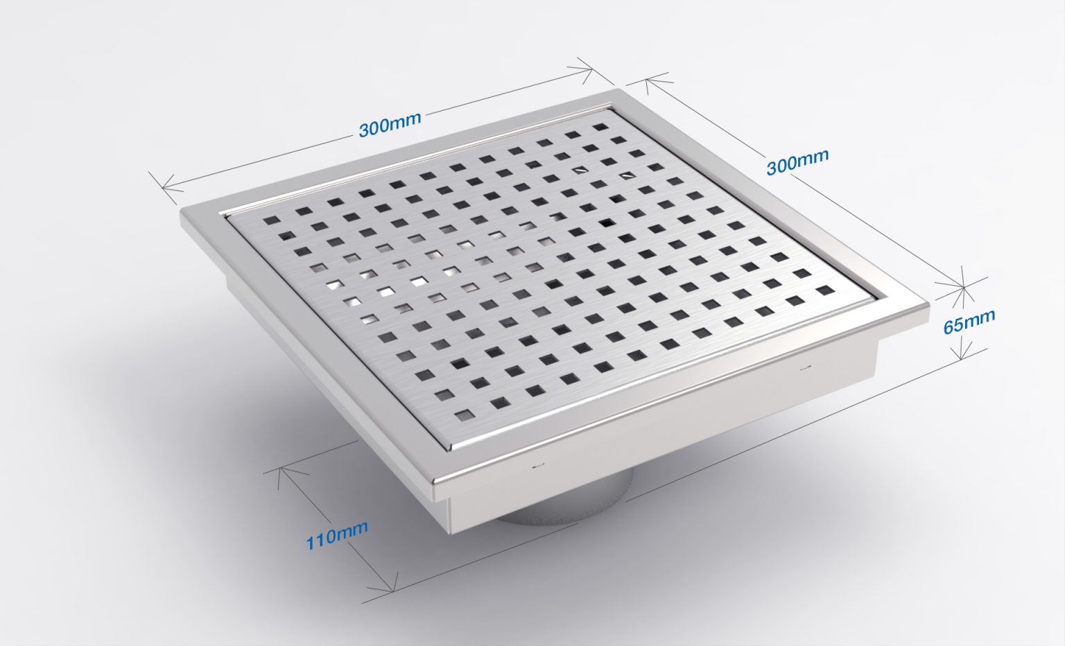 SG-300 Square Floor Gully | Paragon Stainless Products
