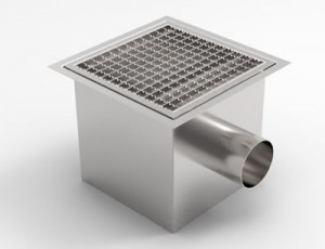 SGV-300 Trapped Square Floor Gully | Paragon Stainless Products