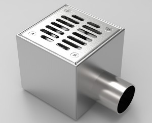 SG-100 Square Floor Gully | Paragon Stainless Products