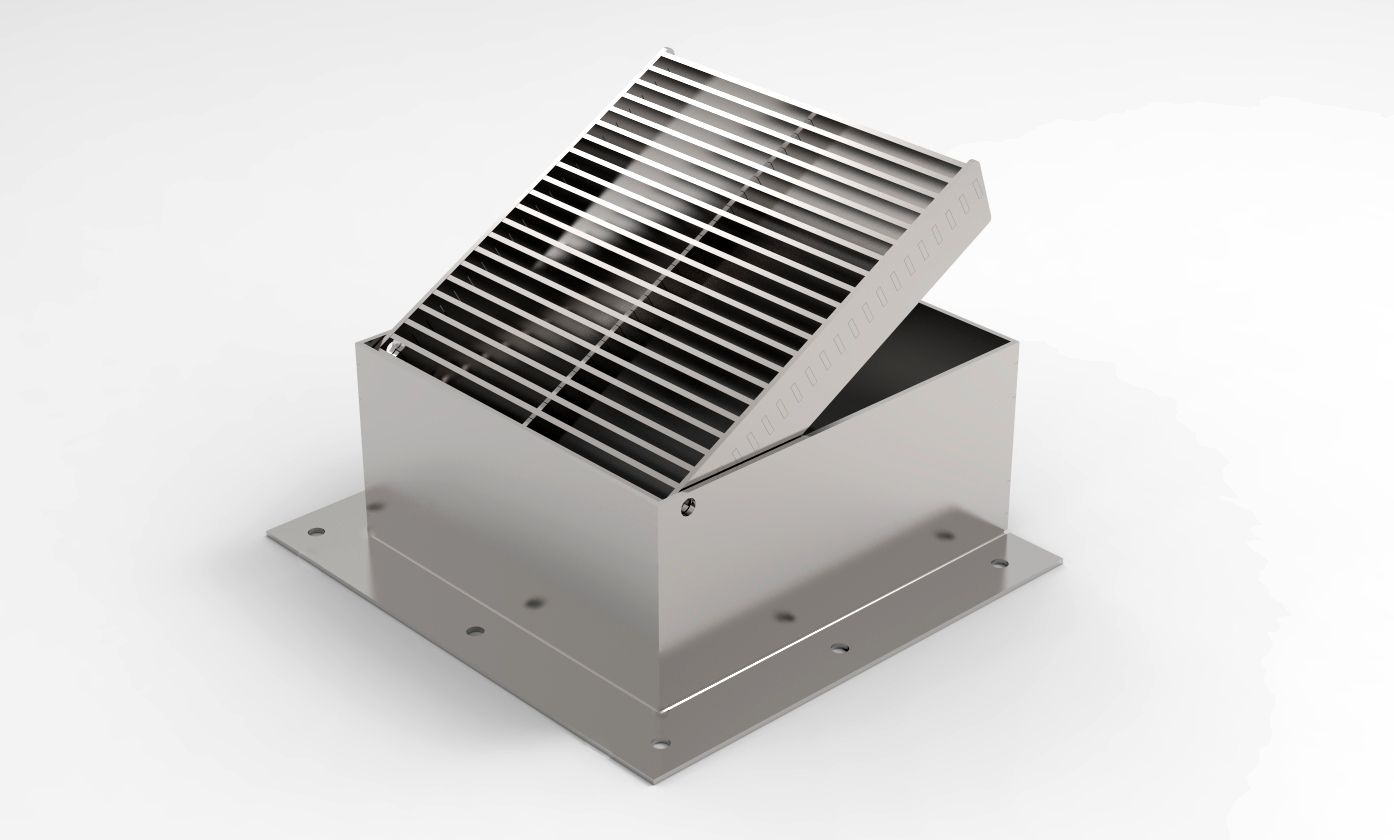PLA-350 Hinged Square Grate and Frame | Paragon Stainless Products