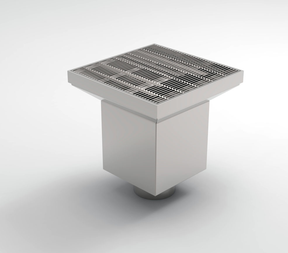 SG-300 Square Floor Gully | Paragon Stainless Products