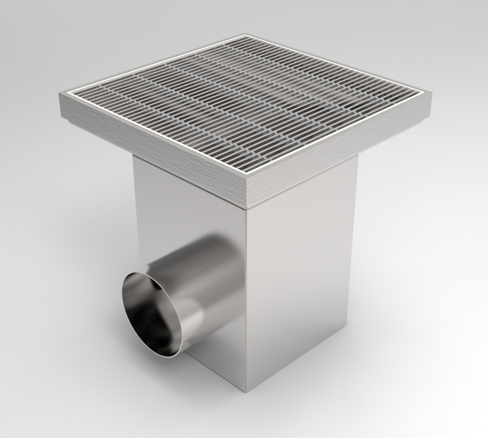 SG-300 Square Floor Gully | Paragon Stainless Products