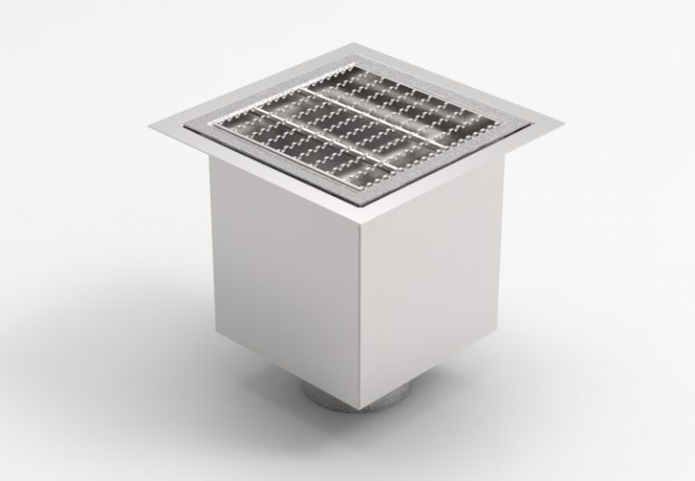 SGV-200 Trapped Square Floor Gully | Paragon Stainless Products